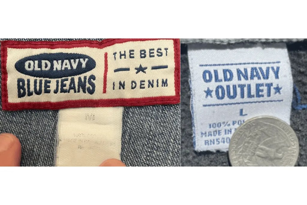 How to tell if Old Navy is vintage: Logos, Tags & Tips | Vintage ...