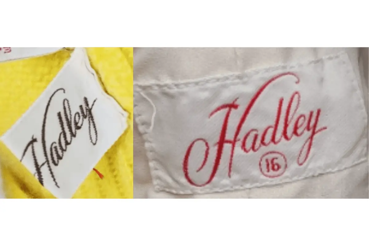 1960s Hadley tags – VCG