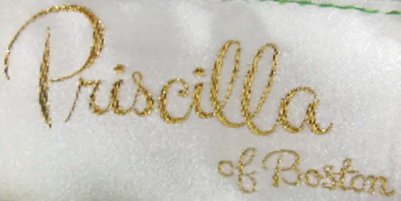 1940s to 1980s Priscilla of Boston logo – VCG