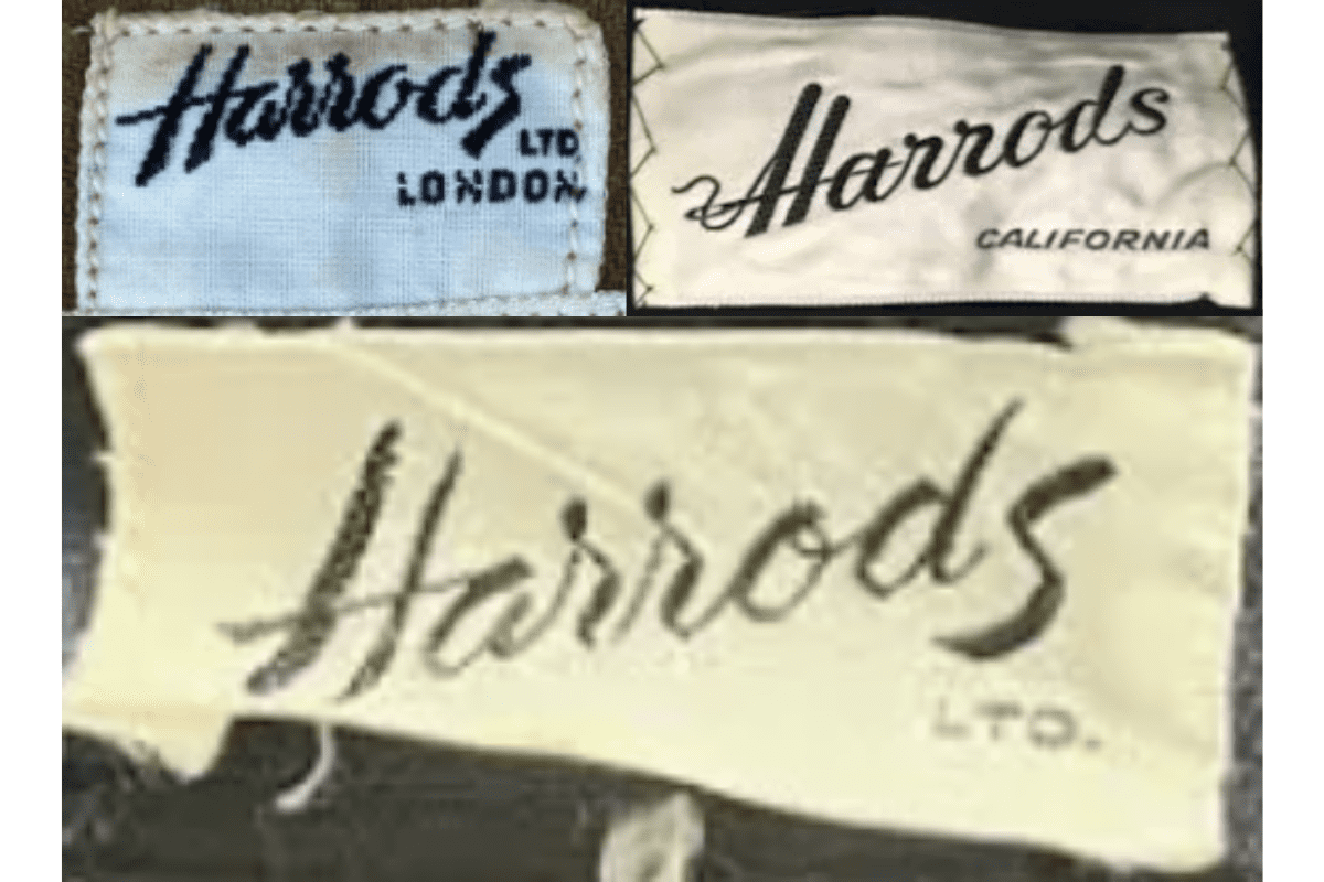 1950s Harrods tags – VCG