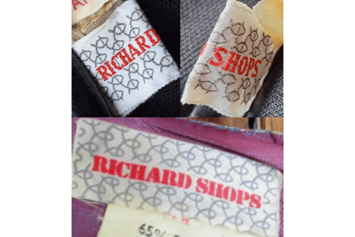 1970s Richard Shops tags – VCG
