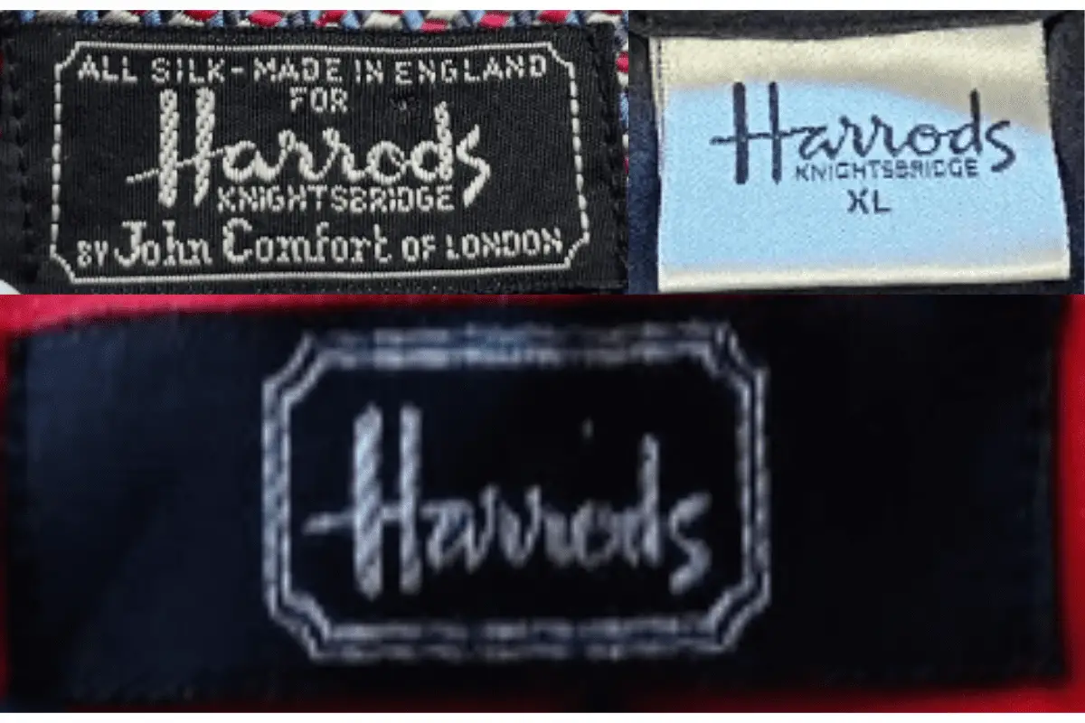 2000s Harrods tags – VCG