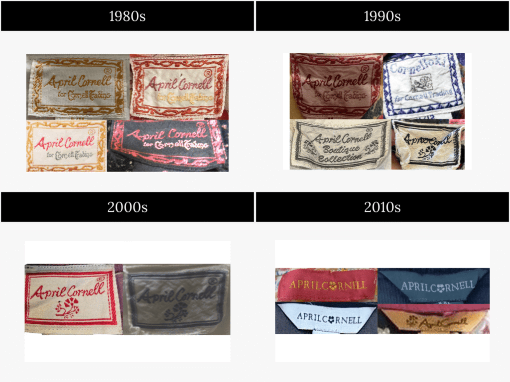 How to tell if April Cornell is vintage: Logos, Tags & Tips – VCG