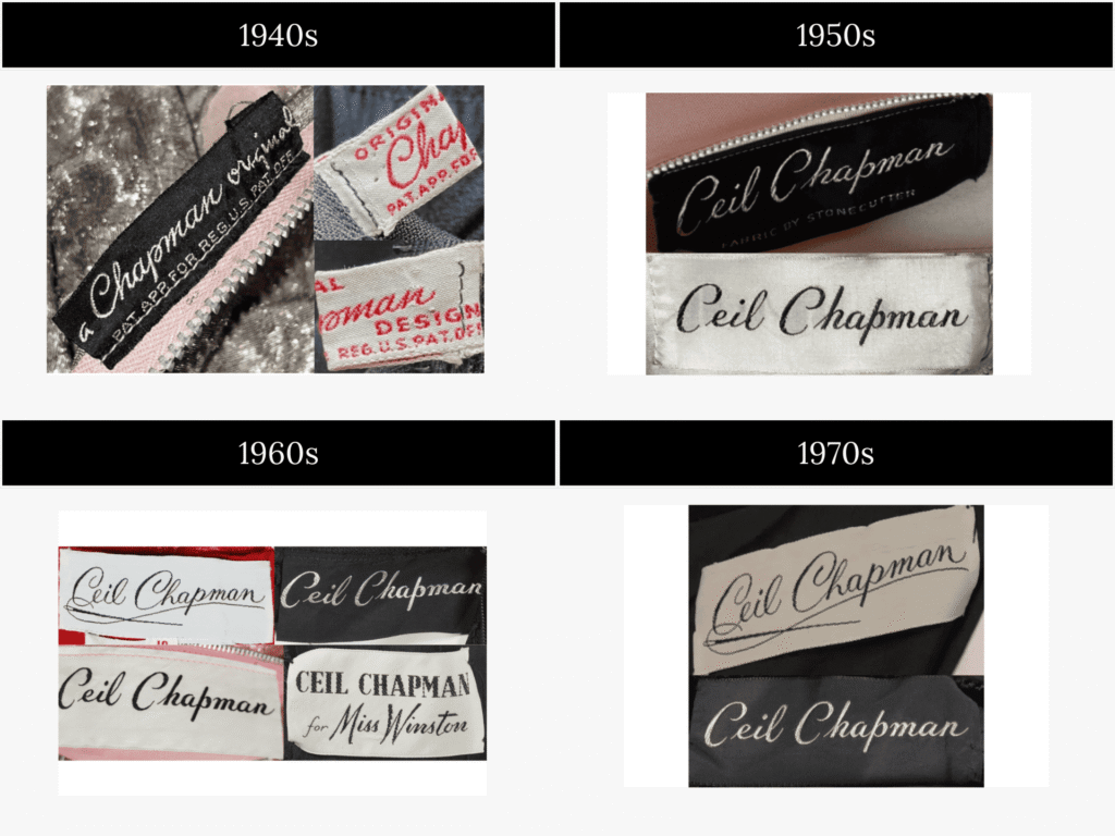 How to tell if Ceil Chapman is vintage: Logos, Tags & Tips – VCG