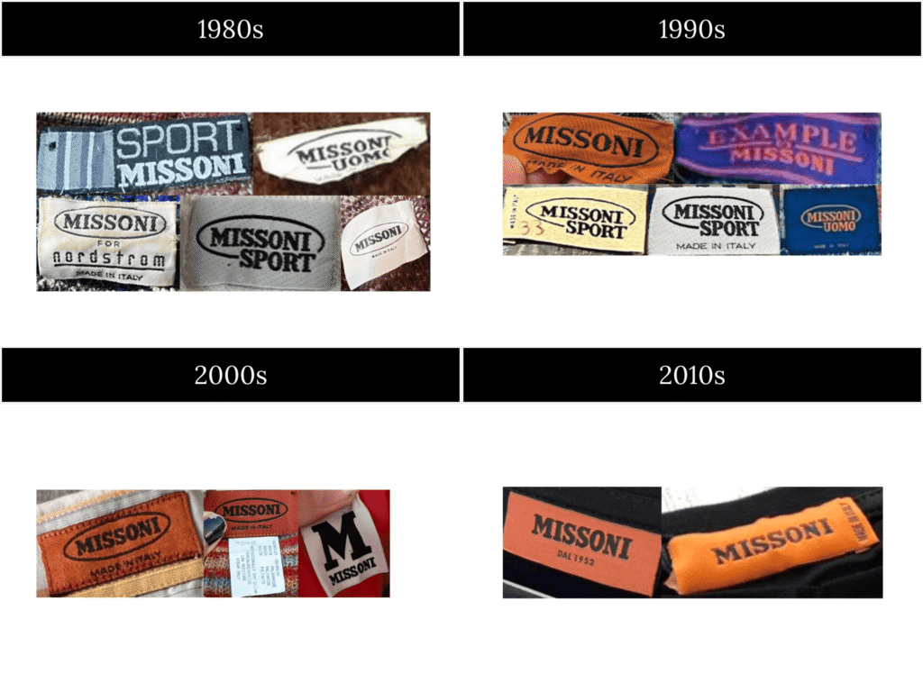 How to tell if Missoni is vintage: Logos, Tags & Tips – VCG