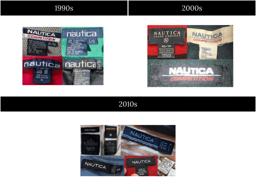 How to tell if Nautica is vintage: Logos, Tags & Tips – VCG