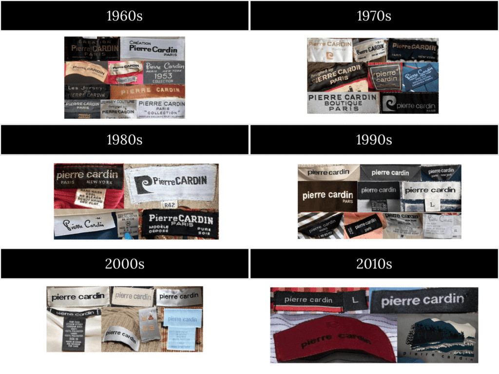 How to tell if Pierre Cardin is vintage: Logos, Tags & Tips – VCG