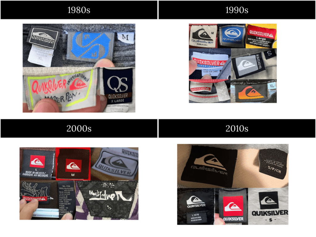 How to tell if Quiksilver is vintage: Logos, Tags & Tips – VCG