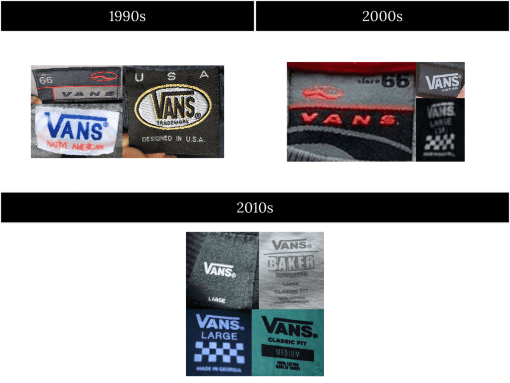 How to tell if Vans is vintage: Logos, Tags & Tips – VCG