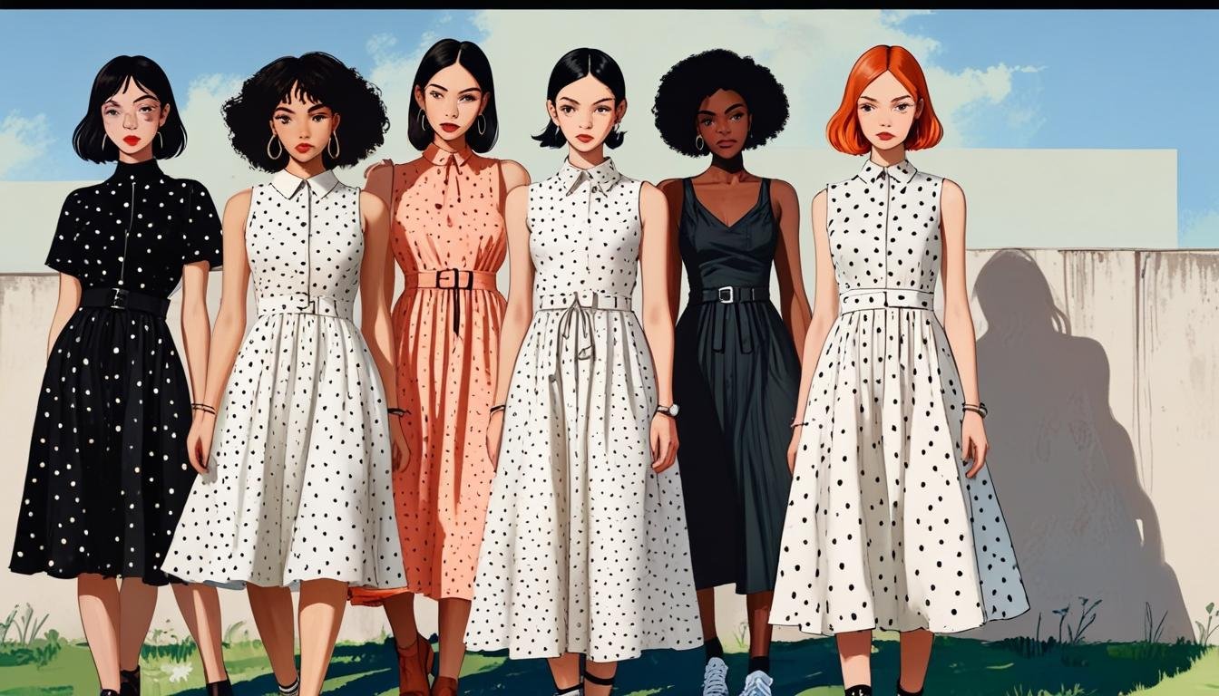 Polka dot dresses make a stylish comeback for spring and summer 2025 – VCG