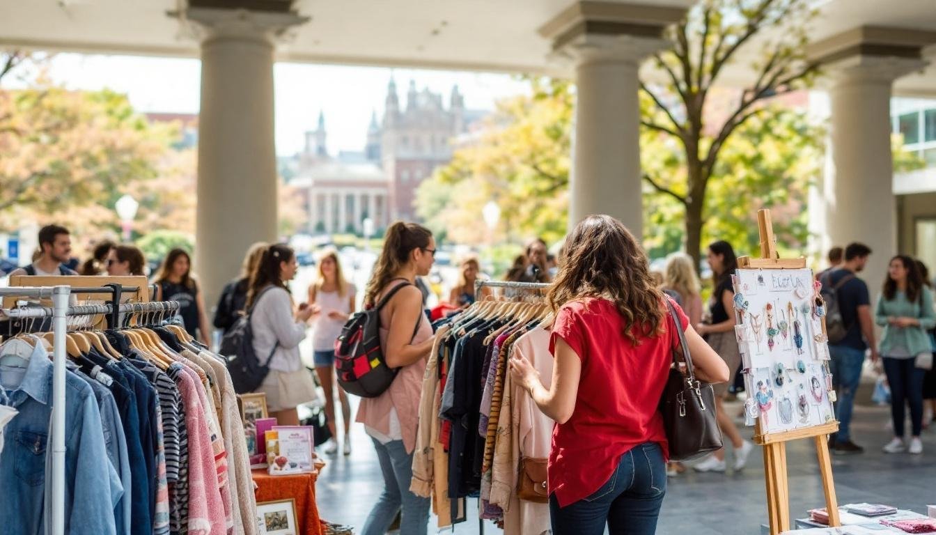 University of Maryland flea market promotes sustainable fashion and ...